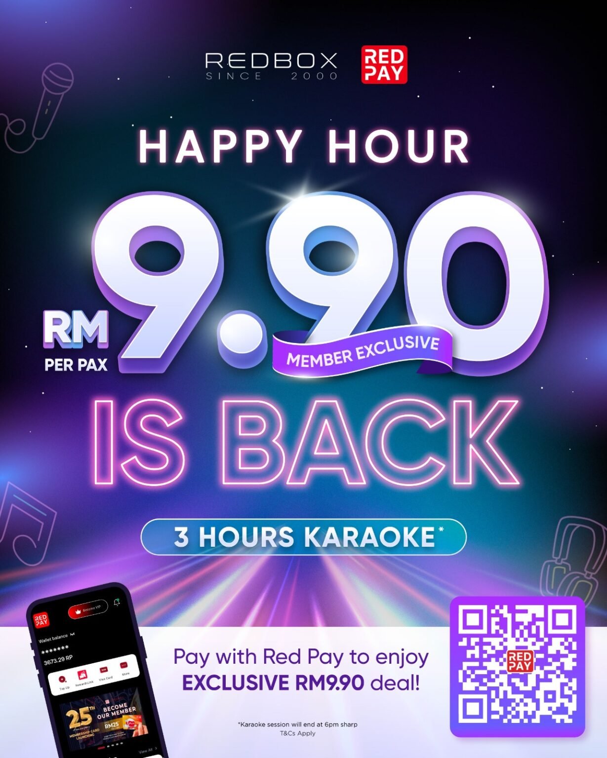 RM9.90 Happy Hour for Members is BACK - Red Box Karaoke Malaysia